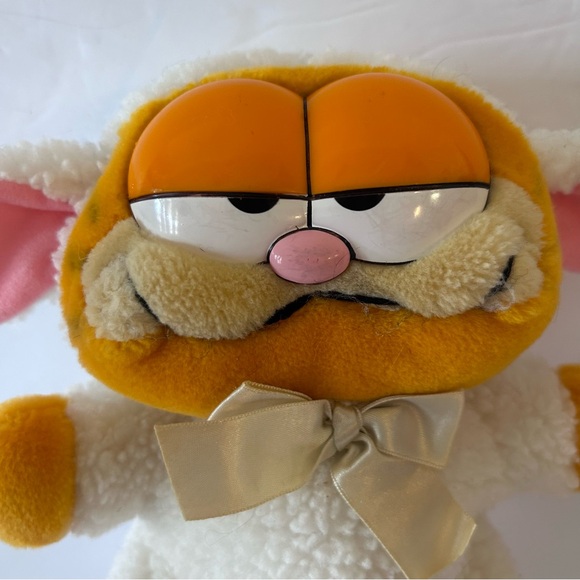 Dakin | Toys | Vintage Dakin Garfield Easter Sheep Little Bo Peep Plush ...